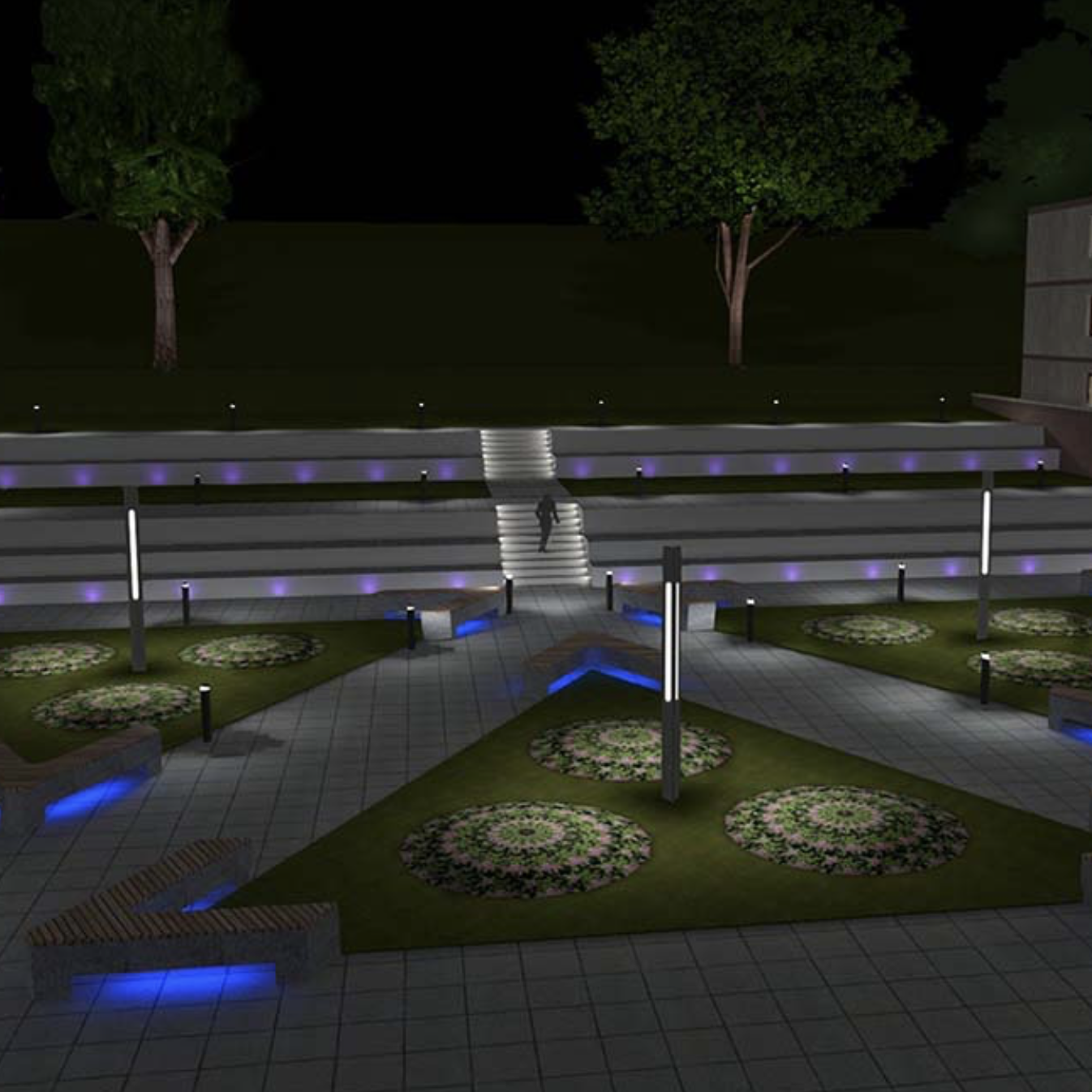 How To Light A Terraced Park - WE-EF Live